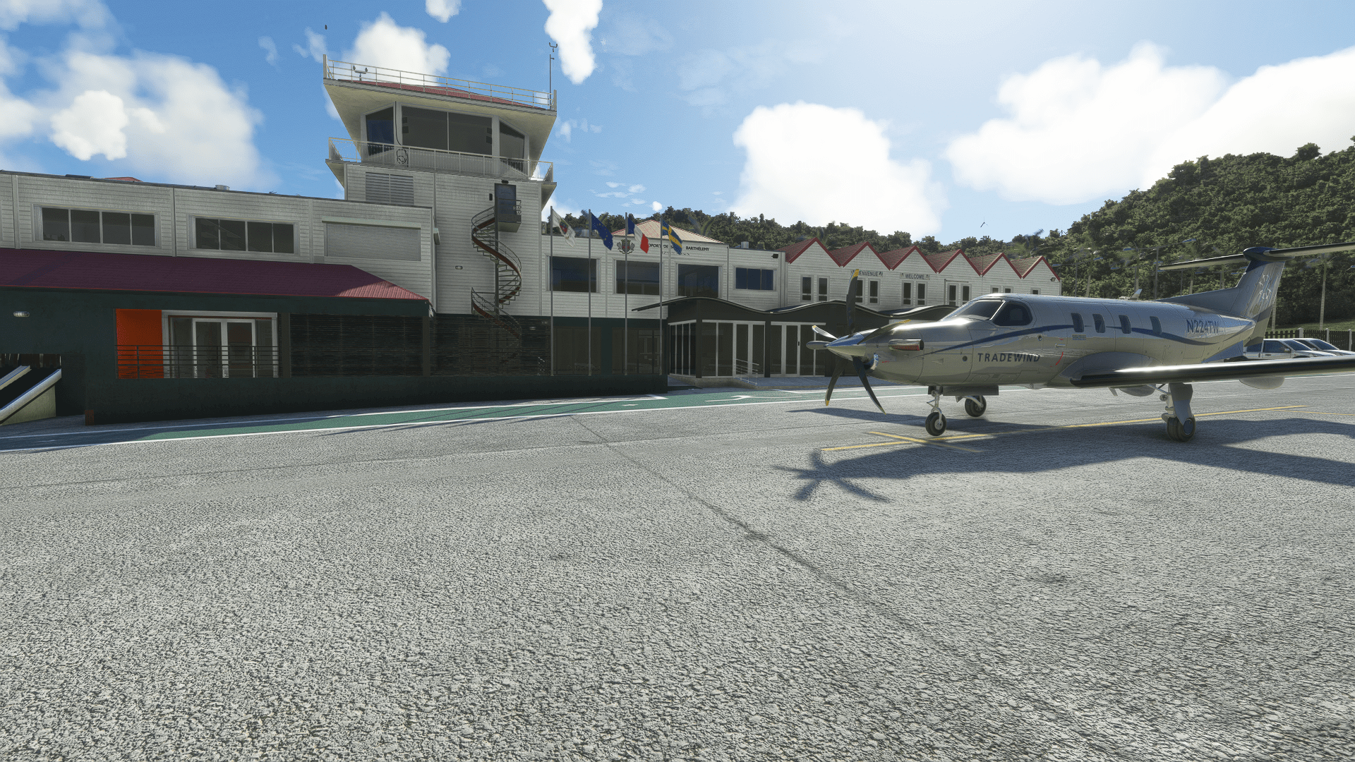 Airworthy Designs Releases Saint Barthélemy Airport for MSFS - Threshold